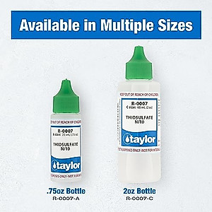 Taylor Technologies R-0007-C Thiosulfate No.7 N/10 2 OZ