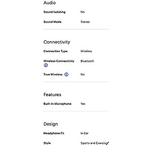 Insignia - NS-CAHBTEB02 Wireless In-Ear Headphones - Black