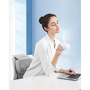 Careboda Neck and Back Massager, Shiatsu Shoulder Massage Pillow with Soothing Heat, 3D Kneading Deep Tissue Massages for Muscle Pain Relief, Perfect Gifts for Friends, Family, Lover