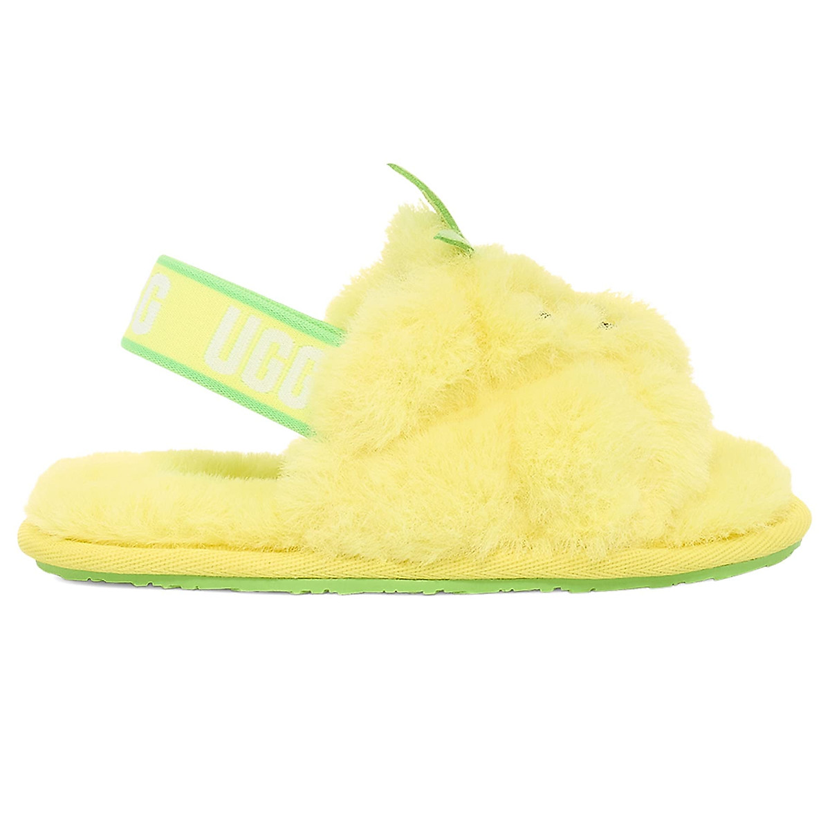 UGG Kids T Fluff Yeah Pineapple STUFFIE Slipper, 10 US Unisex Toddler