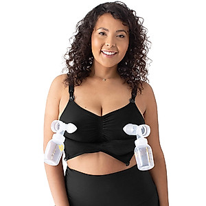 Kindred Bravely 2-Pack Hands Free Pumping Bra Bundle (Pink and Black, X-Large-Busty)