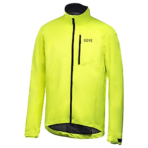 GORE WEAR Men's Gore-tex Paclite Jacket, Neon Yellow, S
