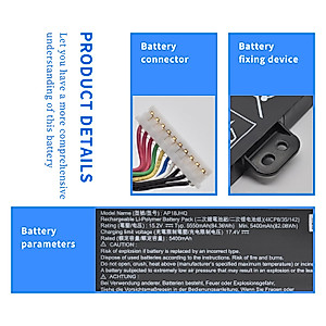 HXPKH AP18JHQ Laptop Battery for Acer ConceptD 7 CN715-71 7 Pro CN715-71P Ezel CC715-71 CC715-71P CC715-91P Predator Triton 500 PT515-51 PT515-52 PT515-51-502R PT515-52-700U Series 15.2V 84.36Wh