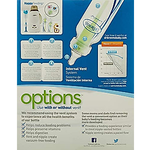 Dr. Brown's Options Narrow Feeding Set, Clear - Packaging may vary