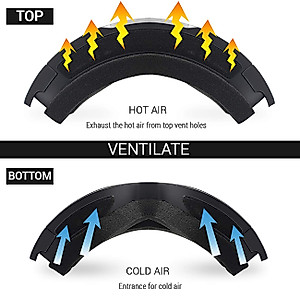 JULI Ski Goggles/Snow Snowboard Goggles for Men, Women & Youth - 100% UV Protection Anti-Fog Dual Lens(Black Frame/7.9% VLT Blue Len)