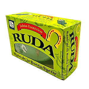 Nuestra Salud - Rue Herb Soap Bar - Gentle Moisturizing Action for Hand, Face, and Body - 100% Natural and Organic Soap for Healthy Skin