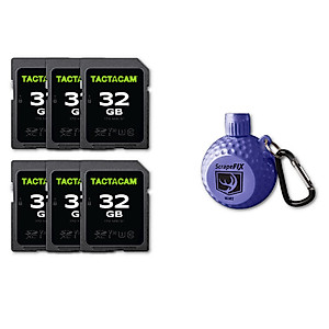 Tactacam Reveal 32GB SD Card (6 Pack + Free ScrapeFix)