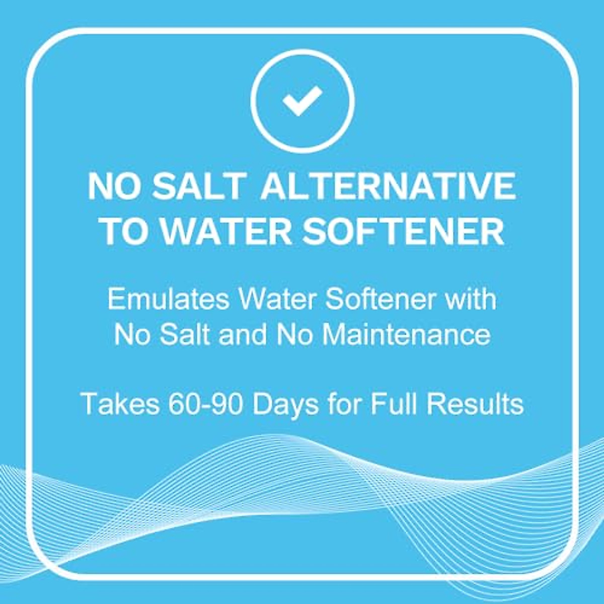 EDDY Inductive No Salt Water Softener Alternative | Electronic Water Descaler for Whole House | Reduces Limescale | Electromagnetic Water Conditioner