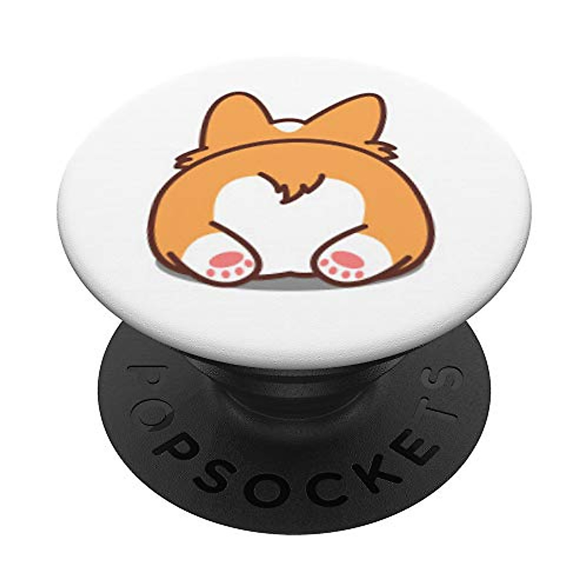 Funny Corgi Butt PopSockets PopGrip: Swappable Grip for Phones & Tablets