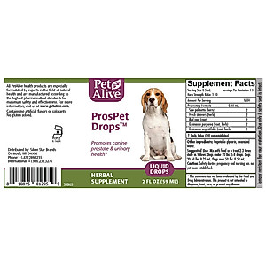PetAlive PPRP001 ProsPet Drops for Pet Prostate Health, (60ml)