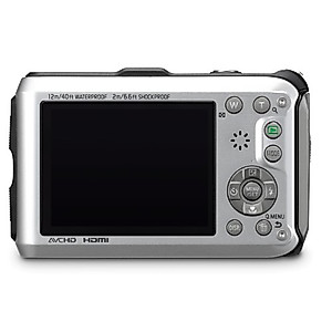 Panasonic Lumix DMC-TS3 12.1 MP Rugged/Waterproof Digital Camera with 4.6x Wide Angle Optical Image Stabilized Zoom and 2.7-Inch LCD (Silver)