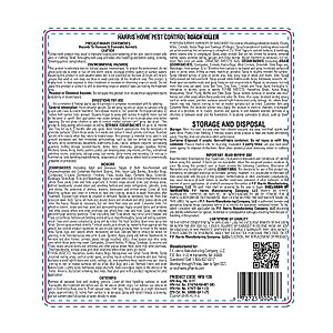 Harris Roach Killer, Liquid Spray with Odorless and Non-Staining 12-Month Extended Residual Kill Formula (Gallon)