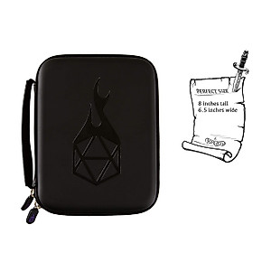 Forged Dice Co. Dice Storage Case with Foam Insert - Storage Box Holds 35 Individual Metal or Plastic Polyhedral Dice or 5 Sets of Dice - Display Case Works with DND and Dungeons & Dragons Game Dice