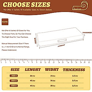 Focuprodu Bench Cushions.Double Piping Bench Cushions for Indoor/Outdoor Furniture,36x14 inchs Outdoor Bench Cushions for Courtyards, Terraces, Swing Cenches (36x14x2.5, Navy Blue)