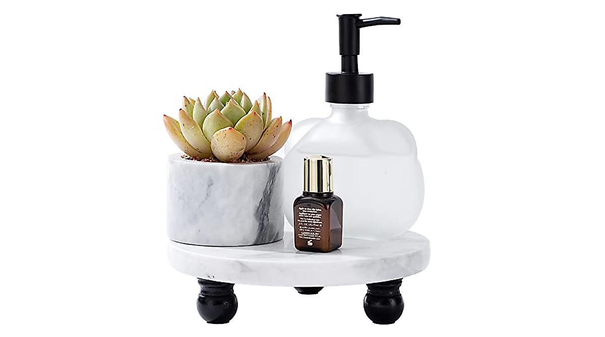 FasolaHome Decorative Marble Riser for Modern Decor