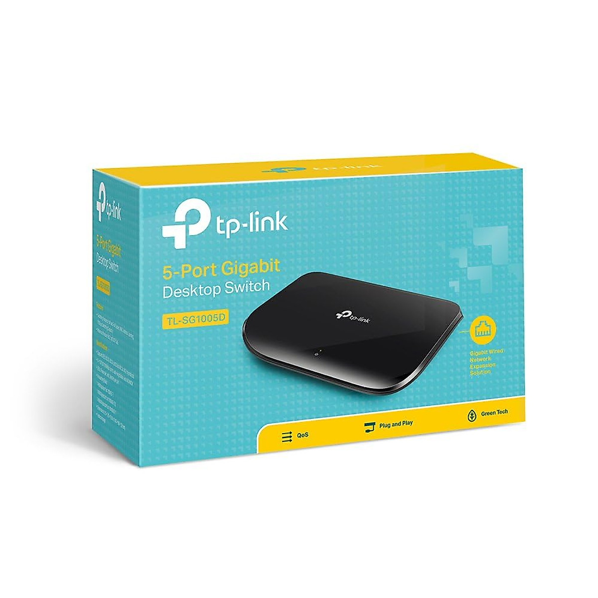 TP-Link LS1005G Litewave 5 Port Layer 2 Gigabit Ethernet Switch Unmanaged, Black
