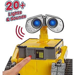 Disney and Pixar WALL-E Robot Toy, Remote Control Hello WALL-E Robot Figure, Gifts for Kids (Amazon Exclusive)
