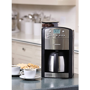 Capresso 465 CoffeeTeam TS 10-Cup Digital Coffeemaker with Conical Burr Grinder and Thermal Carafe