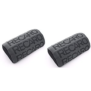2PC JDM Recaro Racing Gradation For Car Seat Neck Rest Headrest pillow Fabric bucket seat material