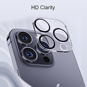 Ailun 3 Pack Camera Lens Protector for iPhone 15 Pro 6.1" ＆ iPhone 15 Pro Max 6.7",Tempered Glass,9H Hardness,Ultra HD,Anti-Scratch,Easy to Install,Case Friendly [Does not Affect Night Shots]
