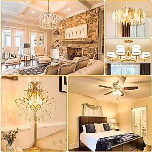 comzler E12 Led Bulb, Small LED Candelabra Bulbs 60W Equivalent, Warm White 2700K Ceiling Fan Light Bulbs, Type B Shape Chandelier , Pack of 6, Non-Dimmable