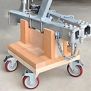 DICASAL 3 Inch Swivel Stem Casters Heavy Duty American Size UNC 1/2"-13x1-1/2"Stem Thread Wheels 360 Degree Durable Wheels Dual Safety Locks Castors with 990 Lbs Capacity Pack of Four