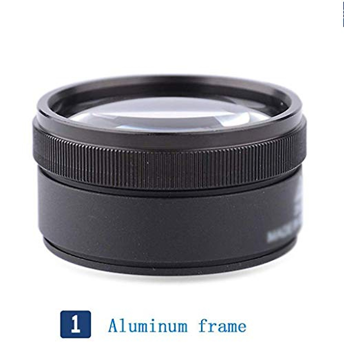 ZHYH Black Magnifier，35X Handheld Magnifier, Reading Glasses Handle for Book and Newspaper Reading