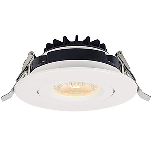 Westinghouse 5214000 12 (80 Watt Equivalent) 4 Inch Gimbal Recessed LED Downlight, Dimmable, Warm White