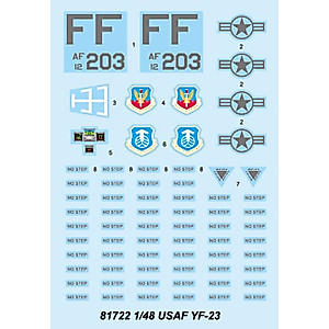 Hobby Boss  US YF-23 Prototype Airplane Model Building Kit