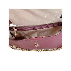 Michael Kors Sonia Leather Medium Gold Chain Shoulder Bag Crossbody Merlot