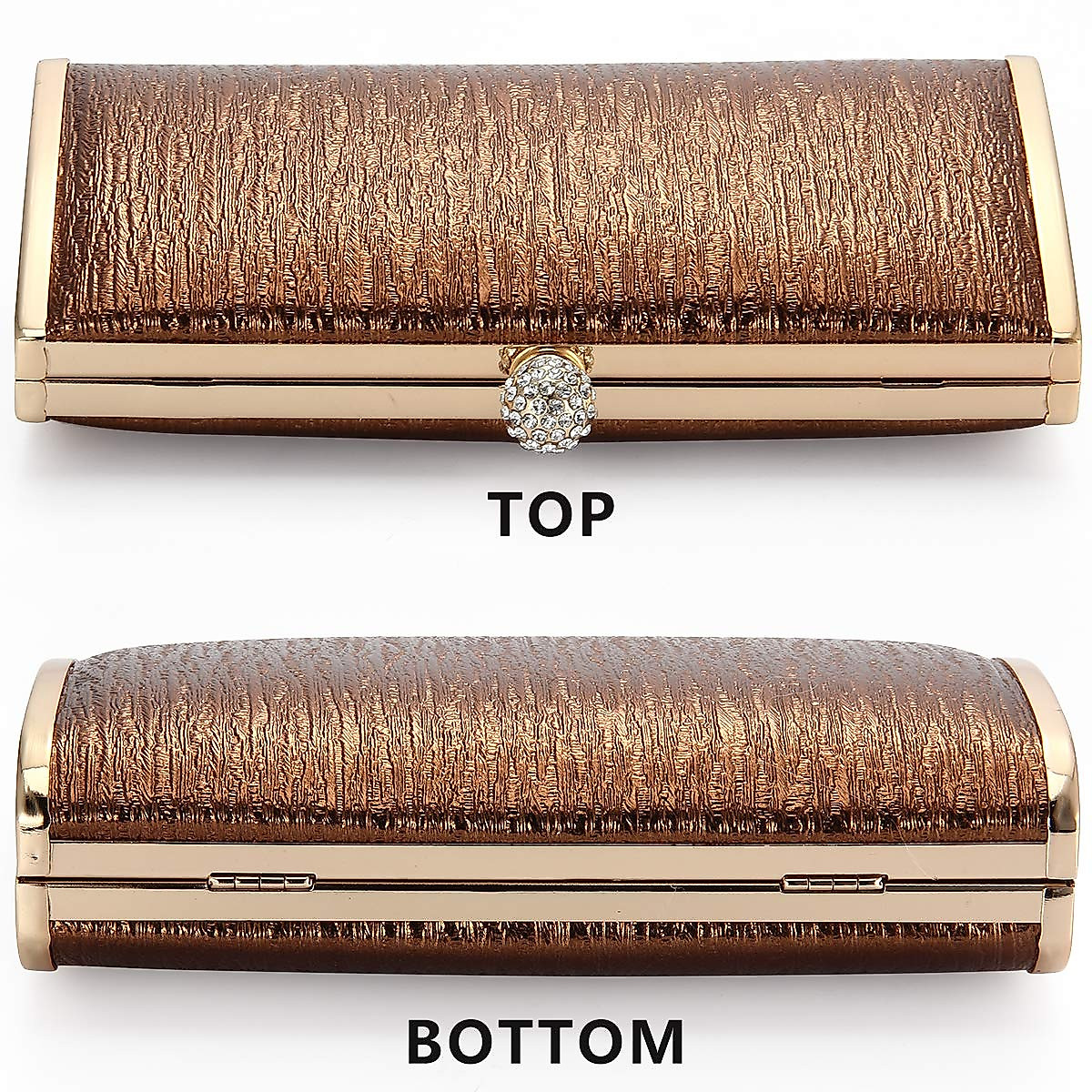 Women Evening Clutch Bags Metal Frame Evening Bag Night Purse Handbag Wedding Prom Party Cocktail Bridal Clutches