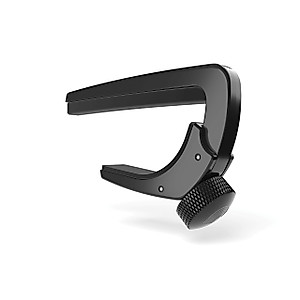 D’Addario Accessories Guitar Capo – NS Lite Classical - Ultralight for 6 String Classical Acoustic Guitars with Nylon Strings - Micrometer Tension Adjustment - Black