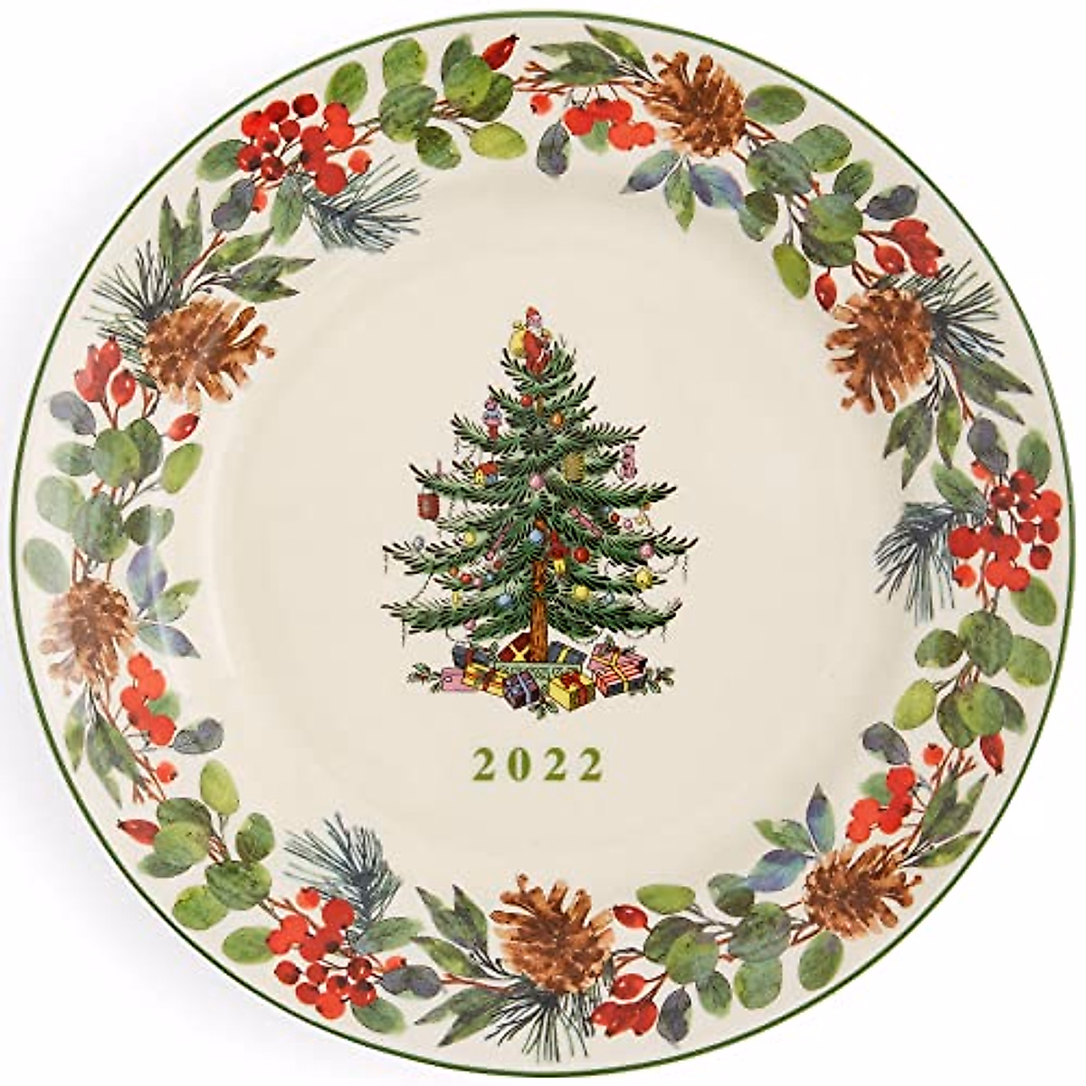Spode - Christmas Tree 2022 Annual Collector Plate- 8 inch