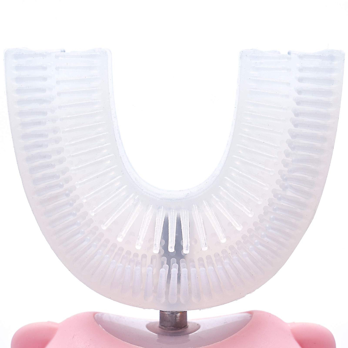 FOKER U-Shaped Electric Toothbrush Brush Replacement Heads, Kids Automatic Toothbrush Head Accessories, Replaceable Toothbrush Head, Silicone Toothbrush Head, Suitable for 2-6 Years Old, Pack of 4