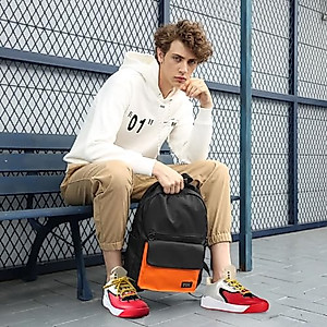 Men's Casual Walking Breathable Shoes,Fashion Lace up Shoes Non Slip Running Tennis Skate Sneakers for Women's Red 39