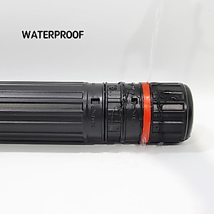 Expandable Hard Plastic Poster Tube Storage Tube Holder Blueprint Document Drafting Tube Adjustable Strap TPPI73091