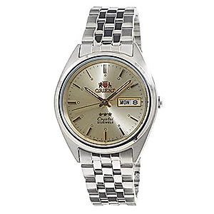 Orient TriStar Mens Classical Automatic Sunray Champagne Dial Watch AB0000AC