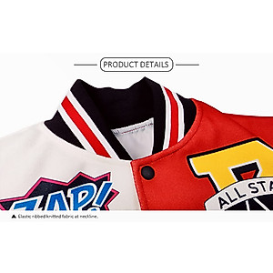 VOIKERDR Button Down Shirts for Women Outerwear Windbreaker Varsity Jacket for Women Summer Lightweight Jacket 2023