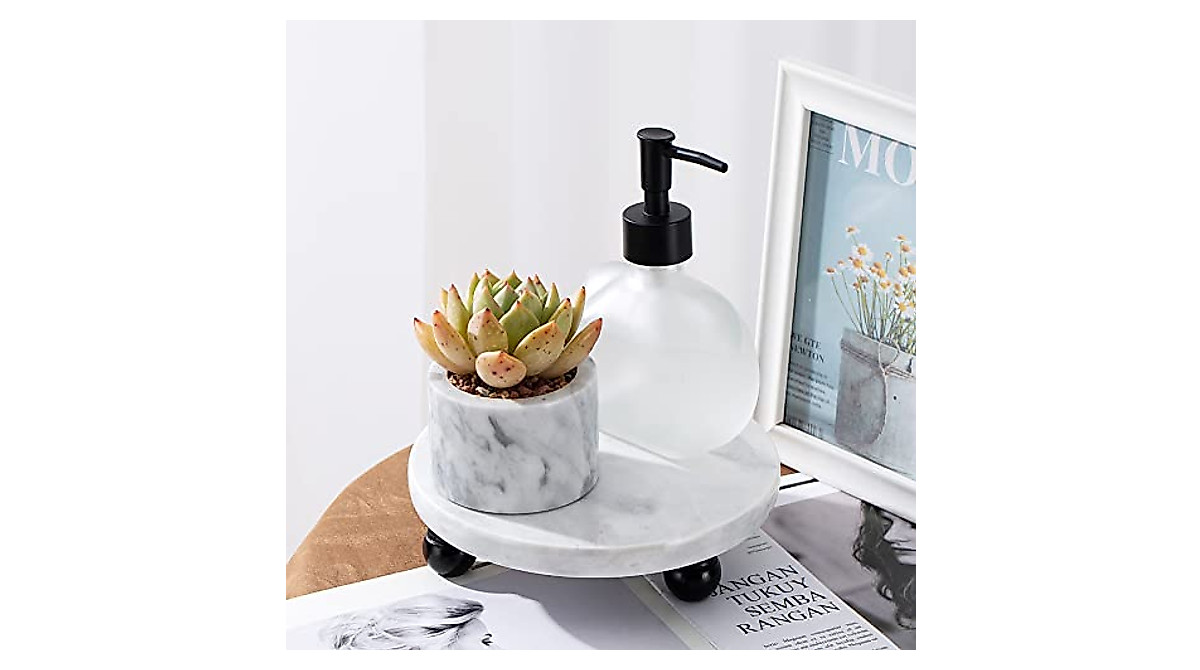 FasolaHome Decorative Marble Riser for Modern Decor