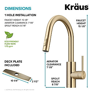 Mateo™ Single Lever Pull Down Kitchen Faucet Finish: Chrome