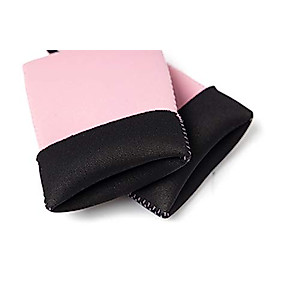 Snertz 6 Pack Slim Pink Blank DIY Sublimation Durable, Foldable Insulated Neoprene Skinny Beer , Seltzer Can Holder Cooler Sleeve Coolies fits 12 Oz