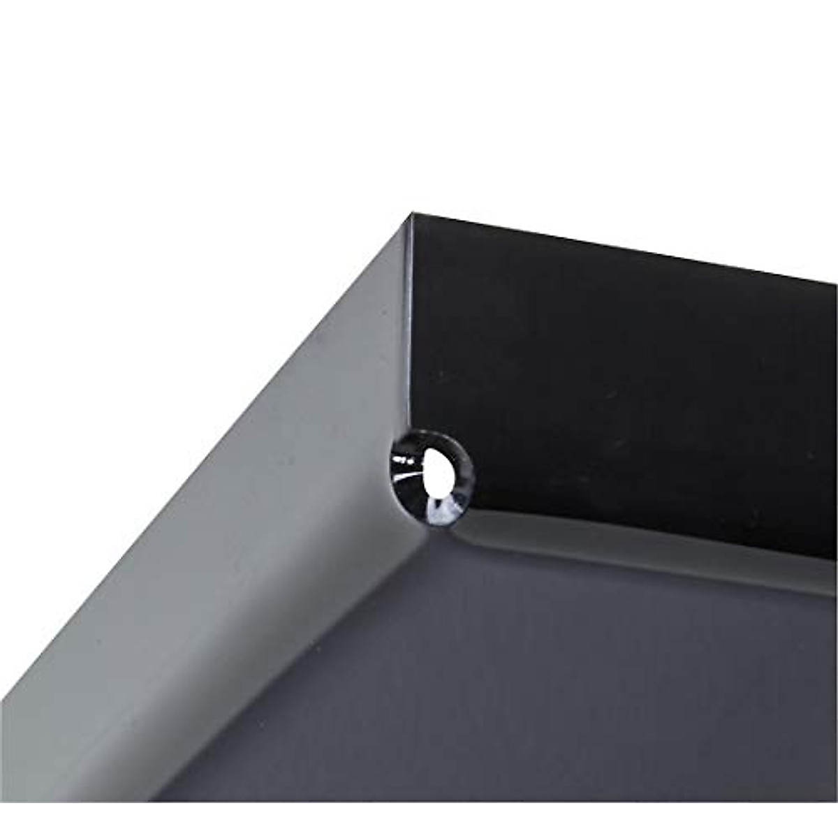 Mirart Colored Acrylic Tray (12" x 12", Black)