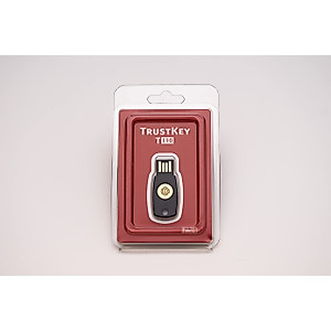 FIDO2 U2F Security Key Passkey Two-Factor Authentication (2FA) USB Key PIN+Touch (Non-Biometric) USB-A Type TrustKey T110