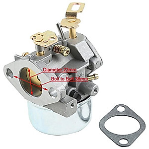 TC-Home 640052 Carburetor fit for Tecumseh 8HP 9HP 10HP HMSK80 HMSK90 Snowblower Generator Carb 640349 640054