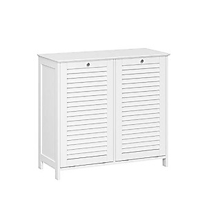 Ellsworth Double Tilt-Out Laundry Hamper, White