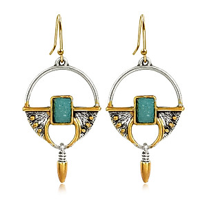 JA.S.JR Vintage Boho Earrings Gold Drop Dangle Earrings for Women