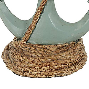 Decor Therapy Saylor Anchor Accent Lamp, Antique Iced Blue