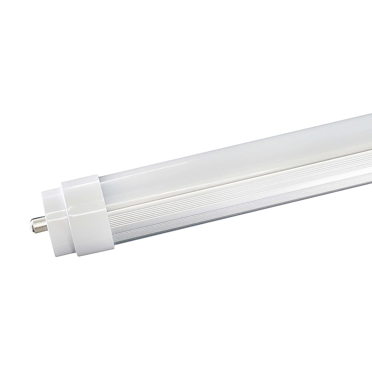 NYLL - (Pack of 2 6 FT/ 72” T12 Single Pin (FA8) Plug & Play LED Tube - Daylight (6000K) T12 LED Directly Relamp 55W Fluorescent Bulb F72T12/D (Without rewiring or Modification) - Ballast Required!