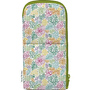 Kokuyo Neo Critz Flat Bloom Pencil Case, Green
