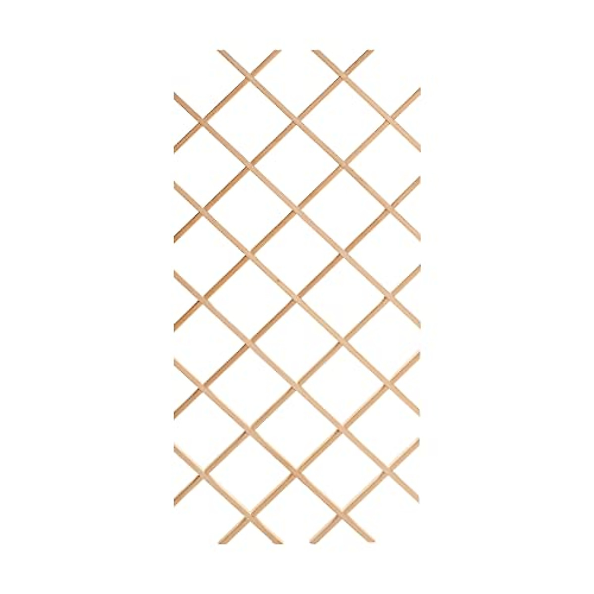 American Pro Décor 14-Bottle Trimmable Wine Rack Lattice Panel Inserts in Unfinished Solid North American Alder